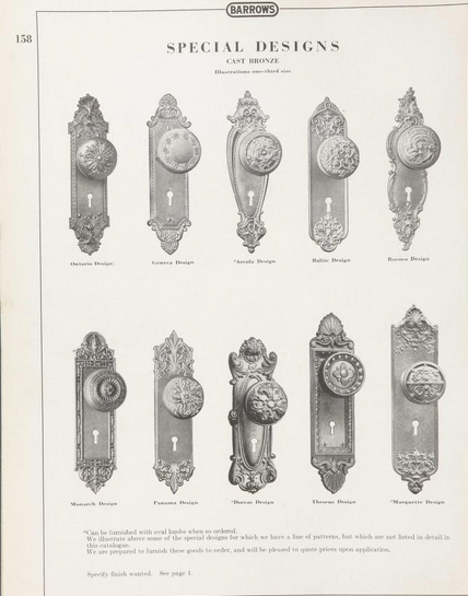 Barrows Geneva Doorknob Set » Shop » Salvage Antiques Vintage Etc